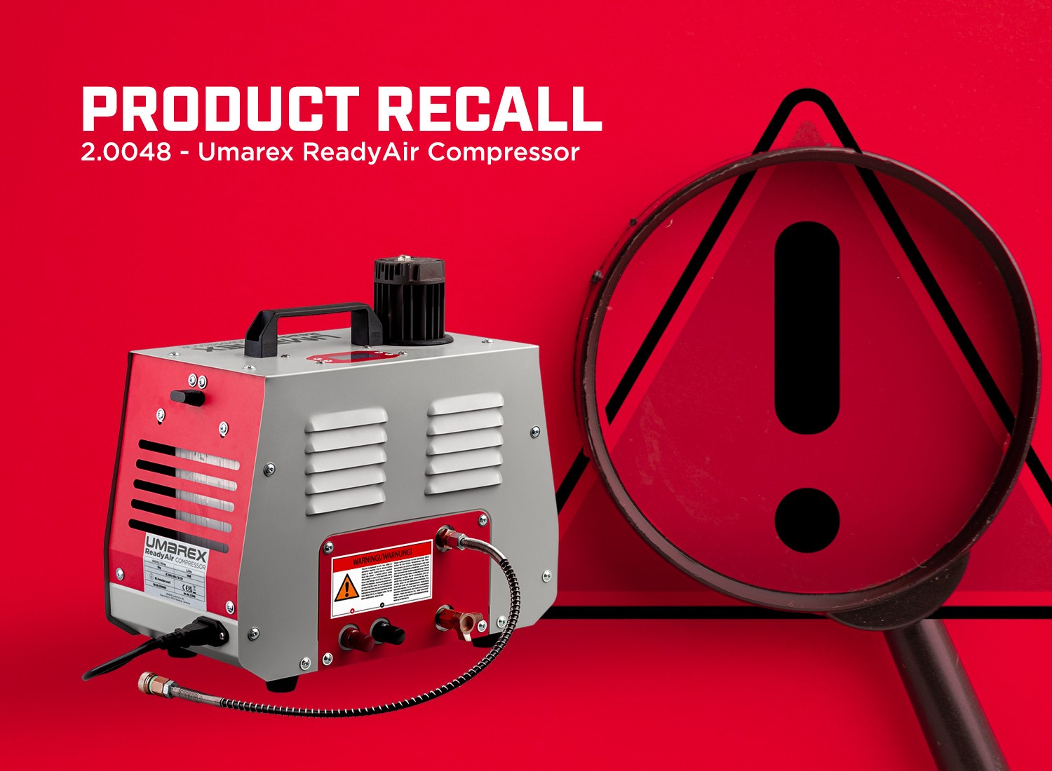 Products Specials Product Recall Umarex ReadyAir Compressor www.umarex